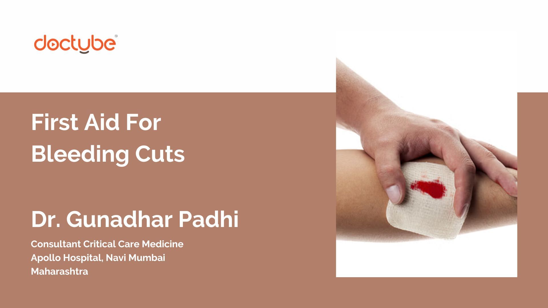 First Aid For Bleeding Cuts